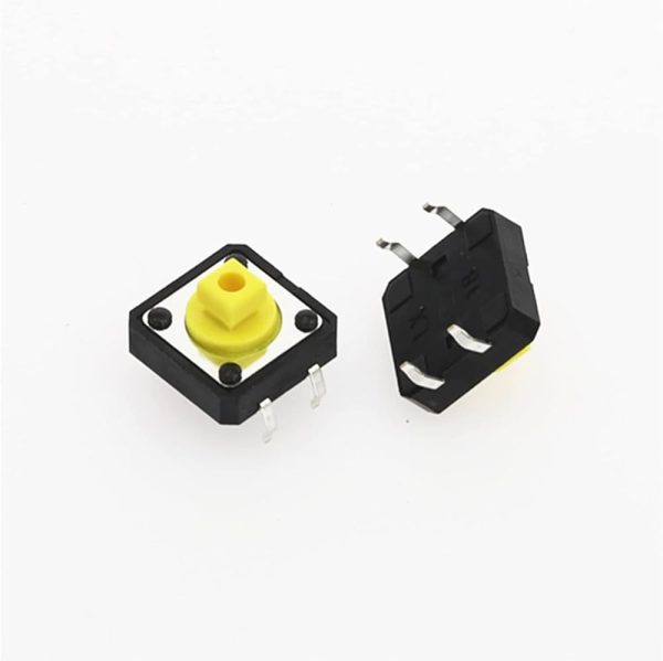 12mmx12mm tactile push button switch with Cap – Geek Electronics